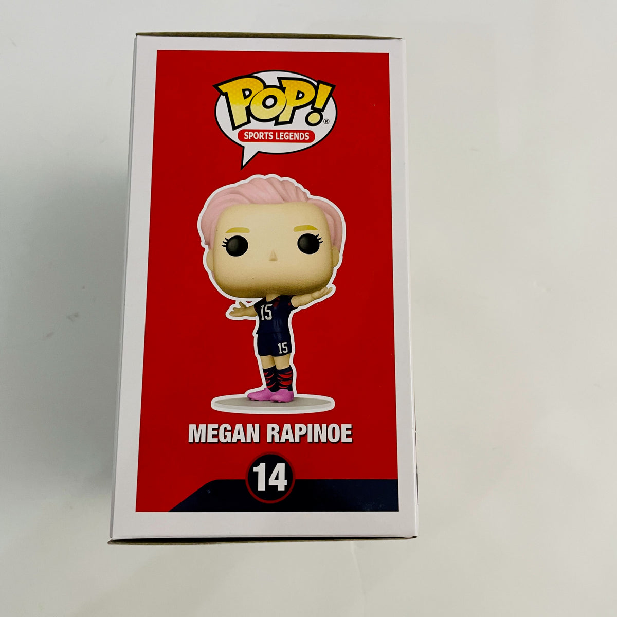 Funko Pop! Sports Legends #14 USA Women Soccer - Megan Rapinoe w/ prot ...