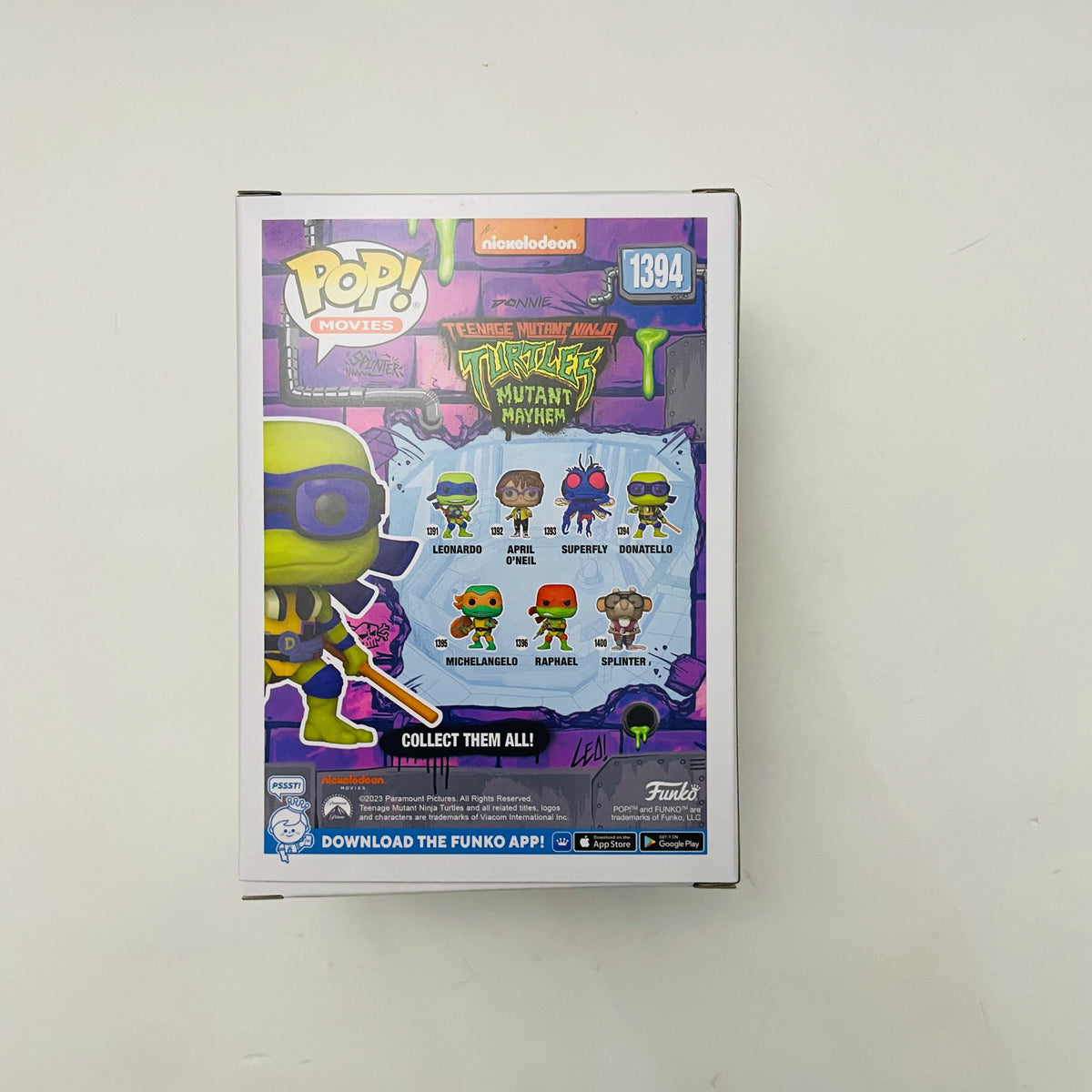 Funko Pop! Movies: Ninja Turtles Mutant Mayhem #1194 - Donatello & Pro ...