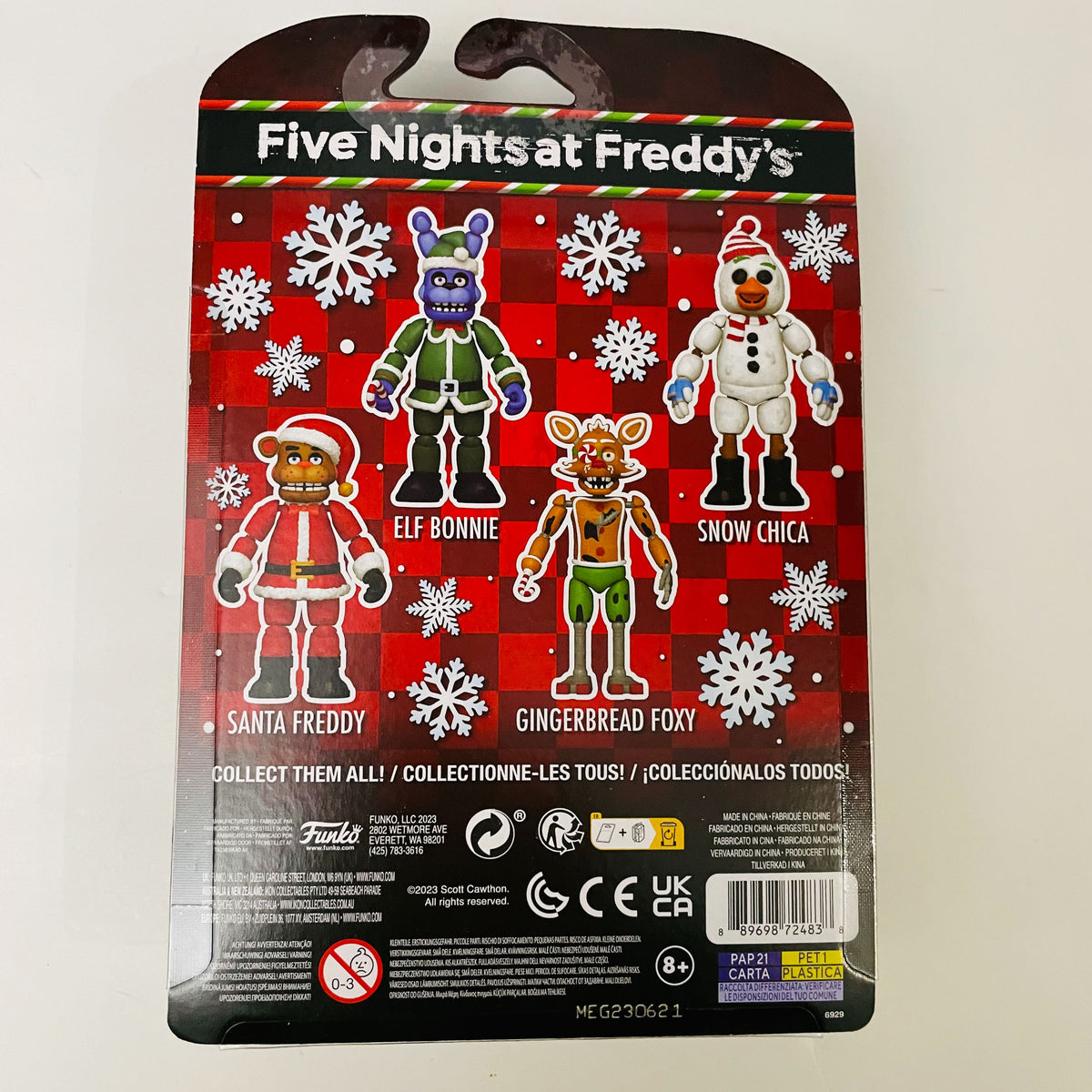 Five Nights at Freddy's Holiday Gingerbread Foxy Funko Action Figure ...
