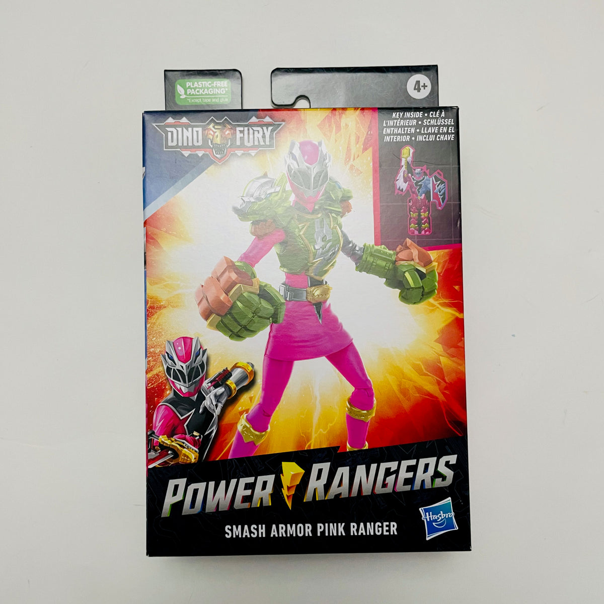 Power Rangers Dino Fury 6-Inch Action Figure - Smash Armor Pink Ranger ...